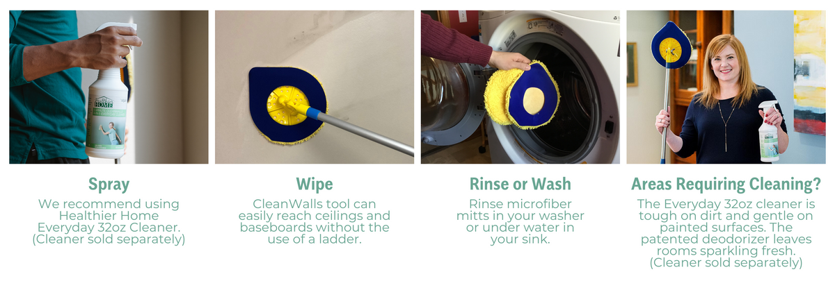 Wall Cleaner and Baseboard Cleaning Bundle | CleanWalls Bundle By ...